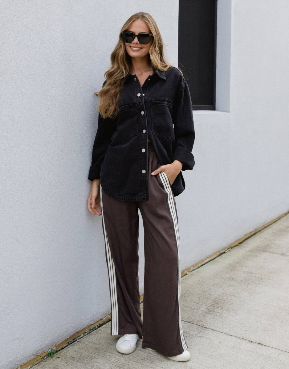 Buy Ember Oversized Denim Jacket - Black Label of Love for Sale Online ...